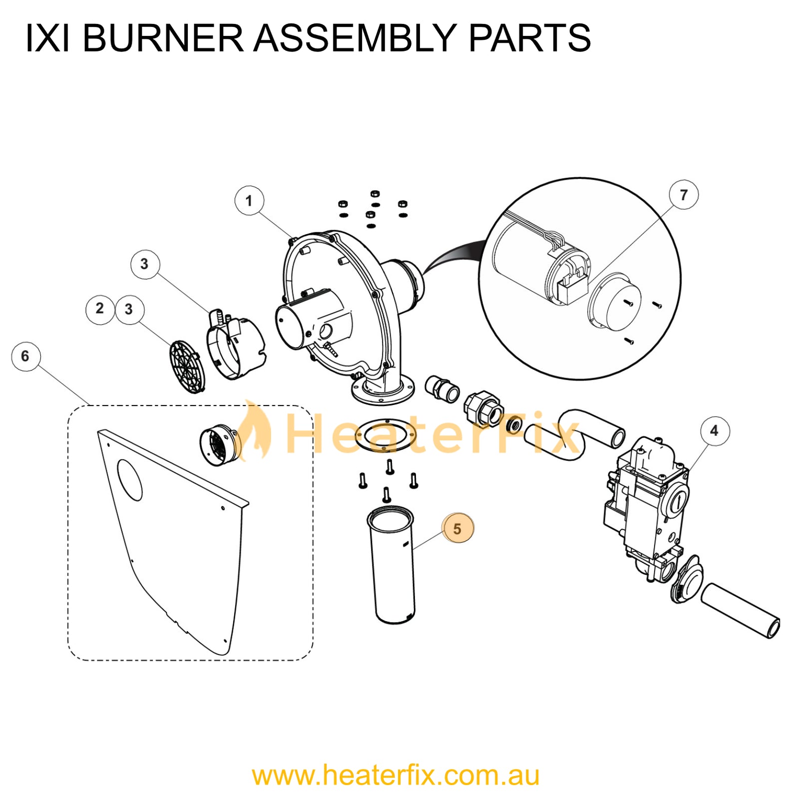 AstralPool IXI Gas Heater – IXI Burner Kit — HeaterFix