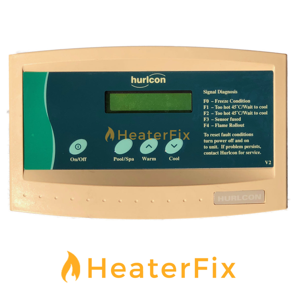Hurlcon HX JX MX Thermostat PCB Surround with Facia Label — HeaterFix ...