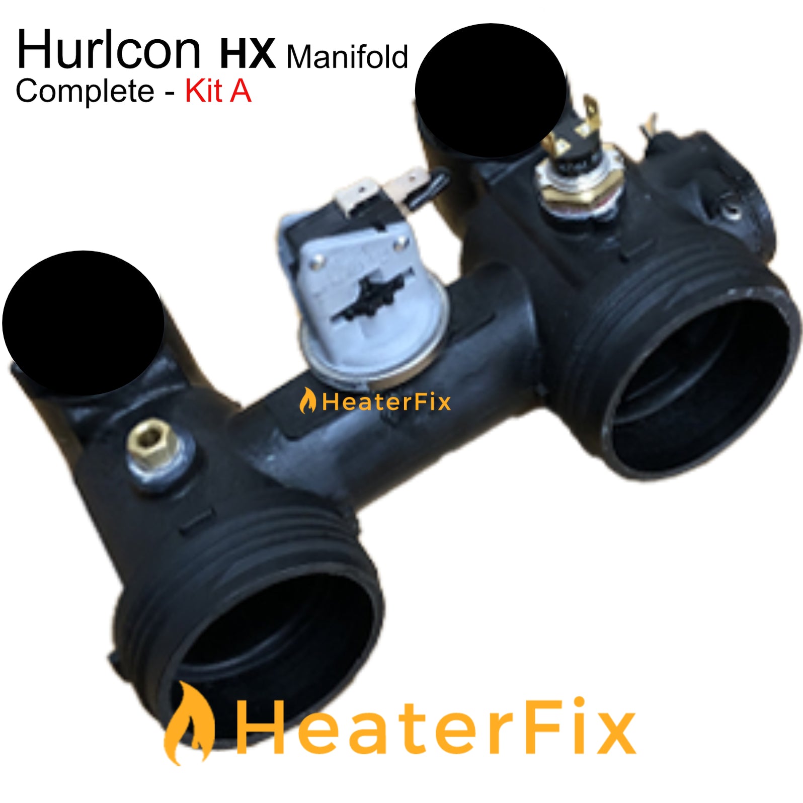 Hurlcon HX JX Manifold Complete — HeaterFix - Pool Heater Repairs