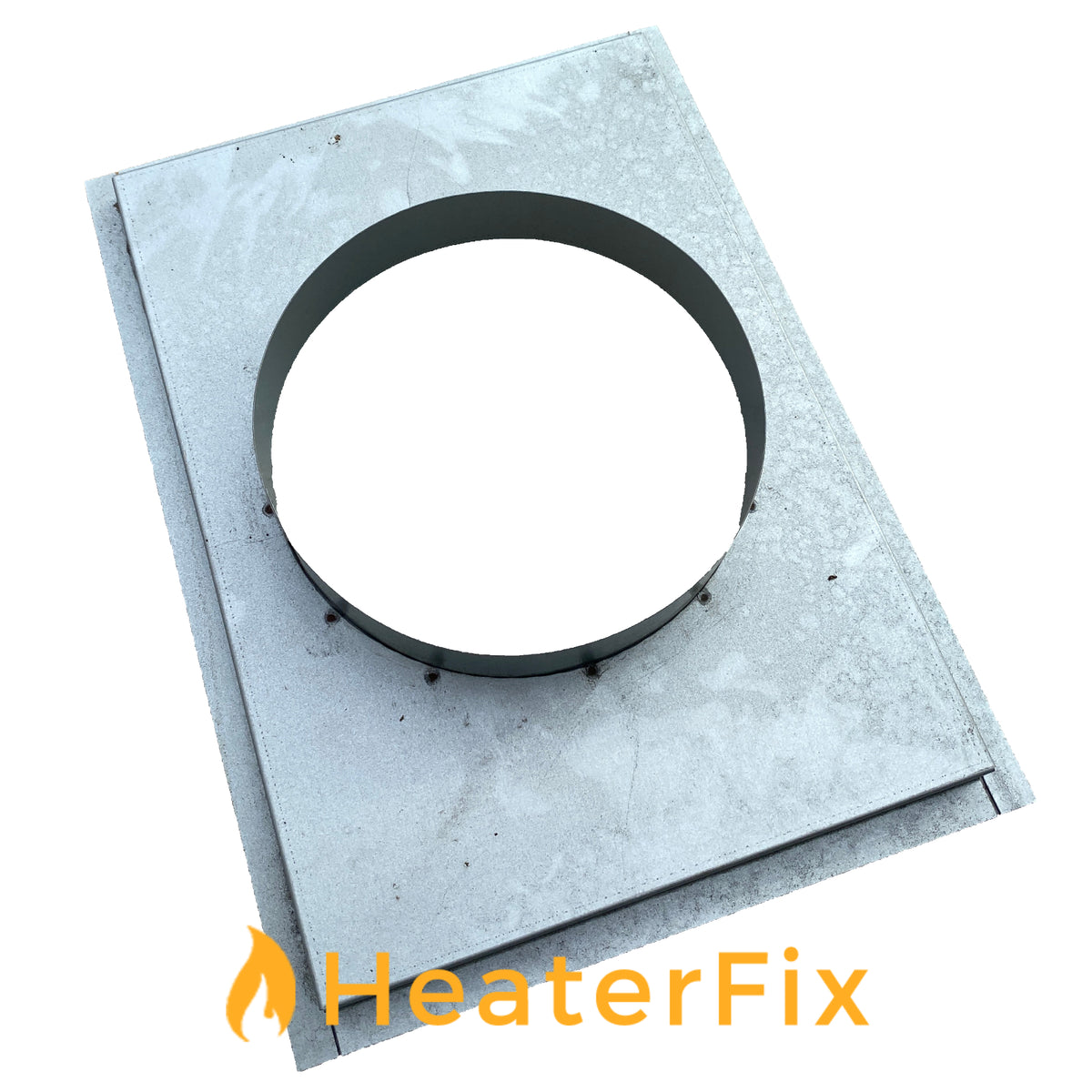 Raypak Indoor Draft Hood Adaptor Plate — HeaterFix